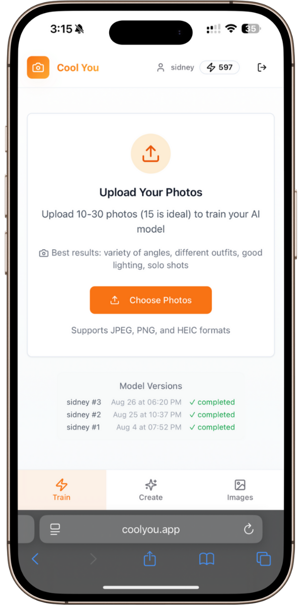 Cool You App — AI Portrait Generator you control
